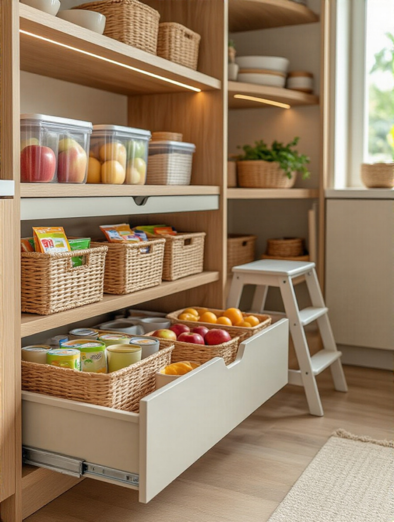 22 Strategic Ways to Design a Flawlessly Organized Kitchen Storage ...